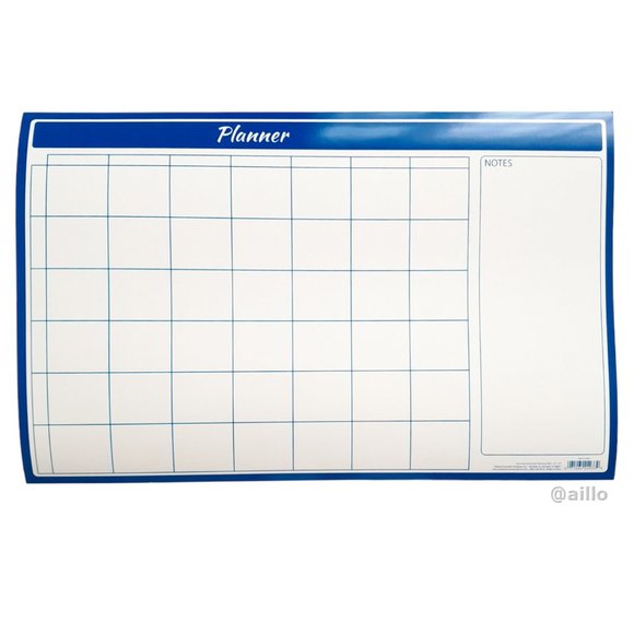 Office | Calendar Planner Poster For Dry Erase Marker | Poshmark